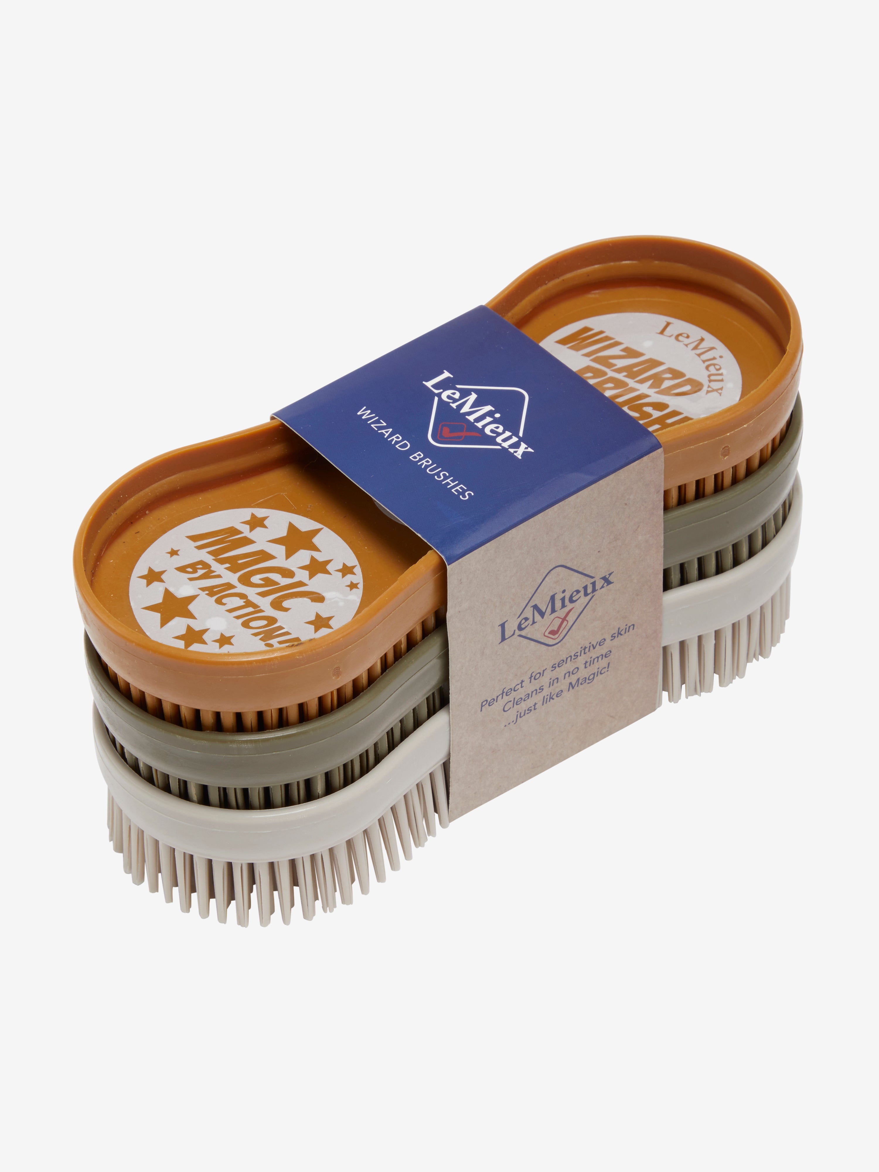 AW24 Wizard Brush Trio Ginger/Alpine/Stone – Horse Square