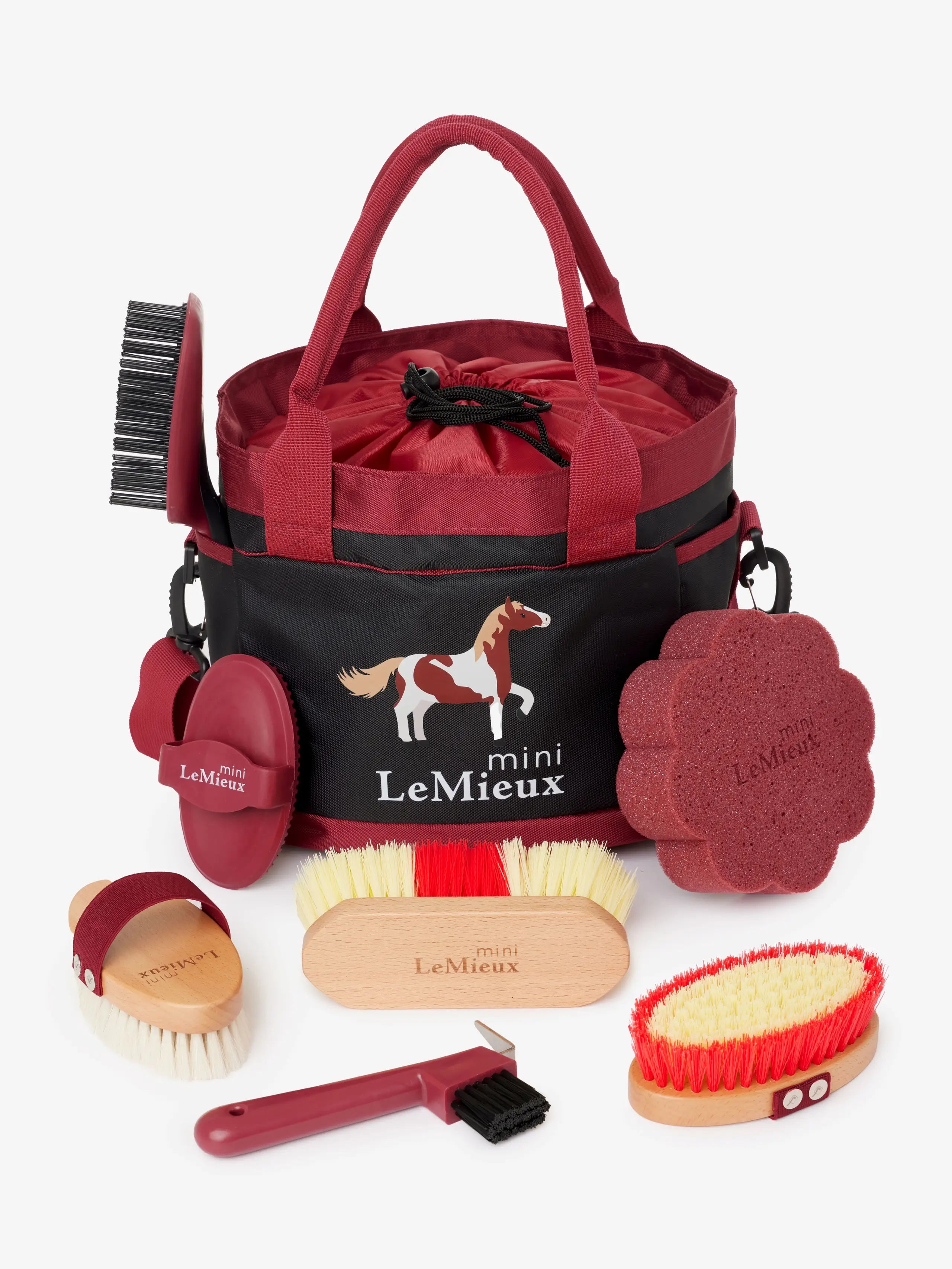 LM Mini Grooming Set Red – Horse Square